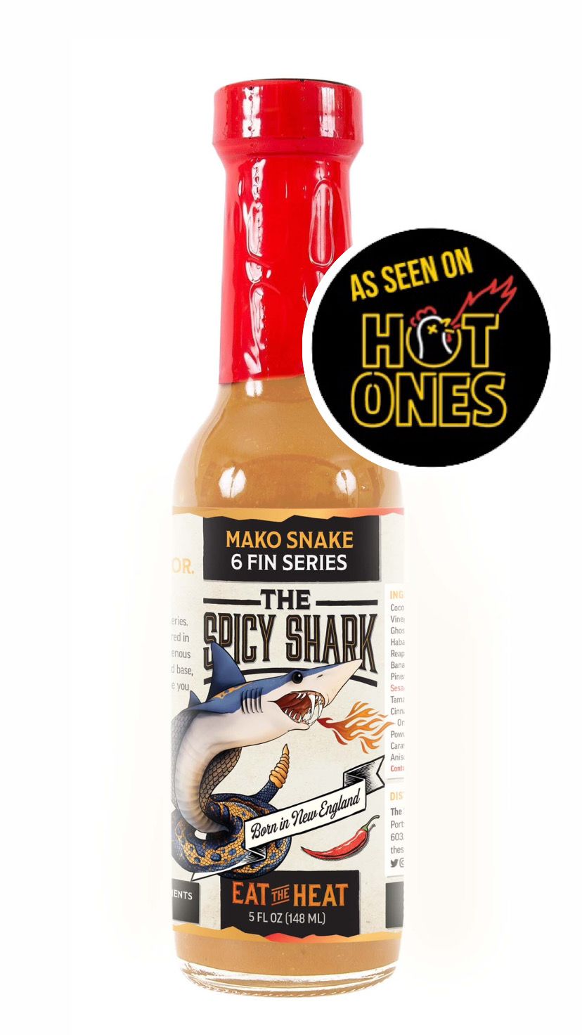 6 Fin Series Mako Snake Hot Sauce – The Spicy Shark